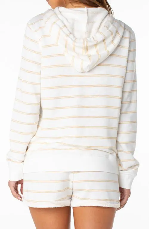 Roxy Striped Lightweight Zip Up Hoodie