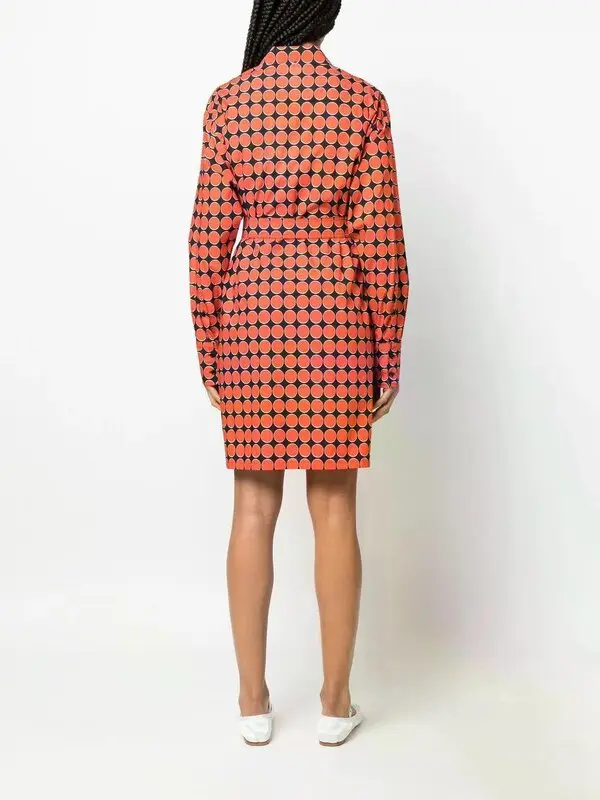 Sportmax Monogram-print Shirt Dress