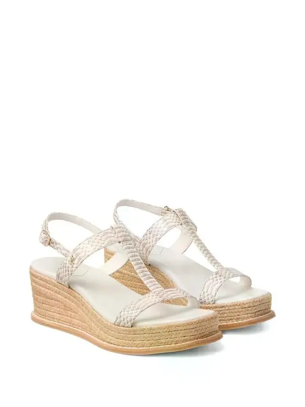 JIMMY CHOO 60mm Theia Espadrilles - Neutrals