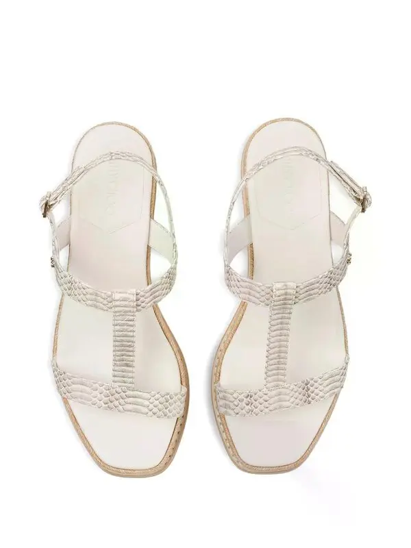 JIMMY CHOO 60mm Theia Espadrilles - Neutrals