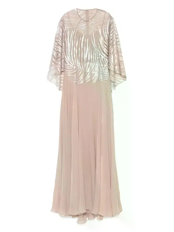 Elie Saab Embroidered Maxi Dress