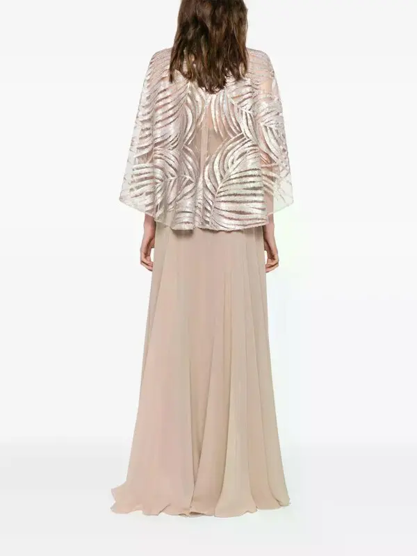 Elie Saab Embroidered Maxi Dress