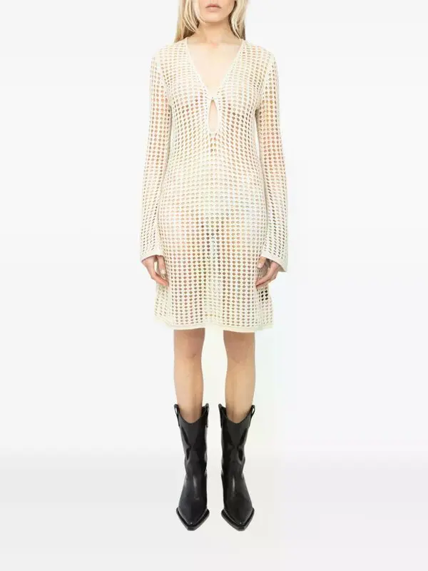Zadig&Voltaire Ranyra Mini Dress - Neutrals