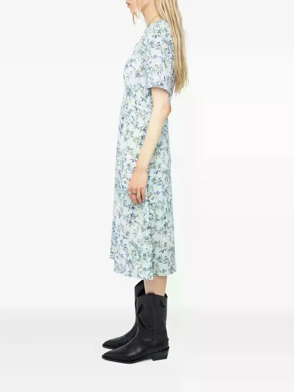Zadig&Voltaire Rhodral Midi Skirt - Blue