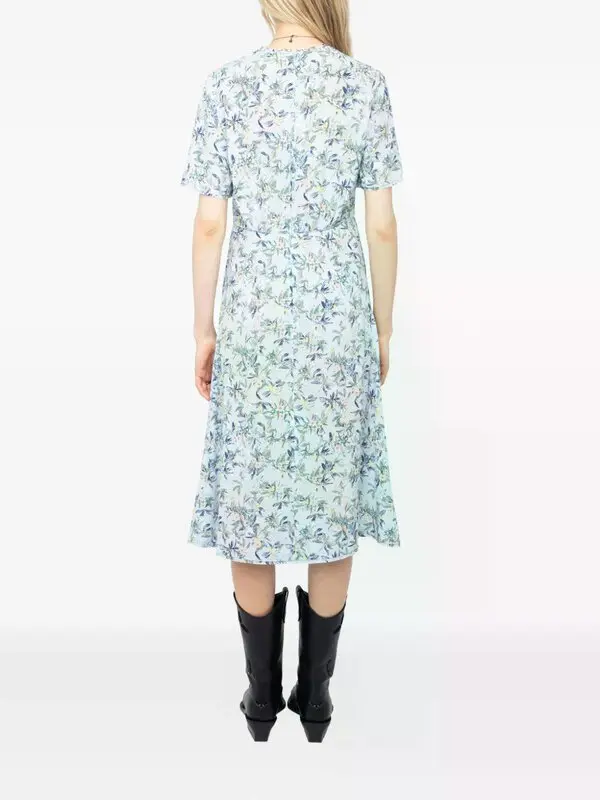 Zadig&Voltaire Rhodral Midi Skirt - Blue