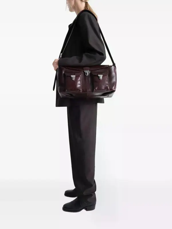 LEMAIRE Week-end Gear Shoulder Bag - Brown