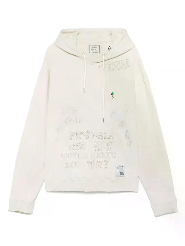 Mihara Yasuhiro Graffiti-print Hoodie