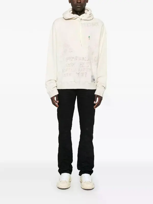 Mihara Yasuhiro Graffiti-print Hoodie