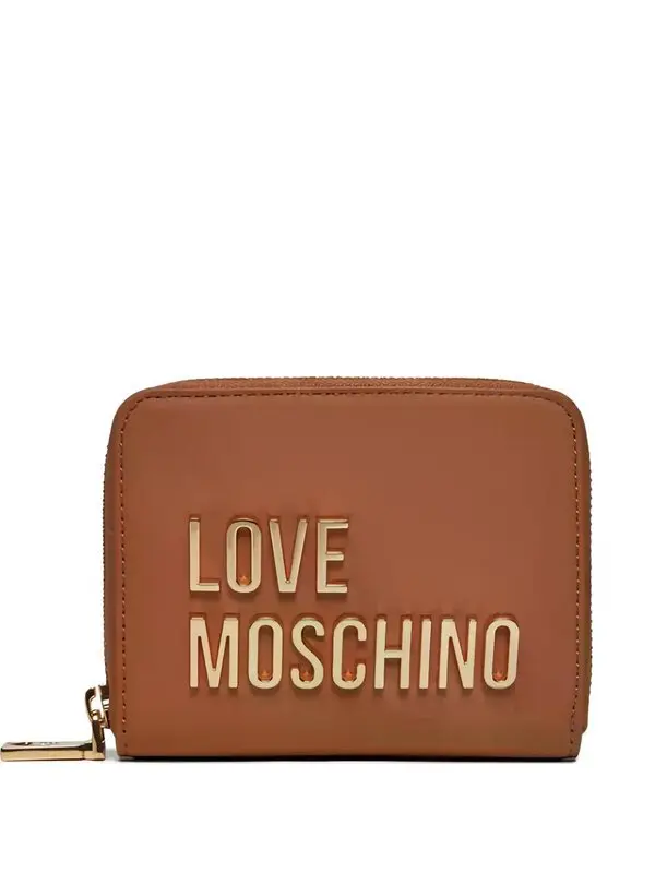 Moschino Logo Wallet - Brown