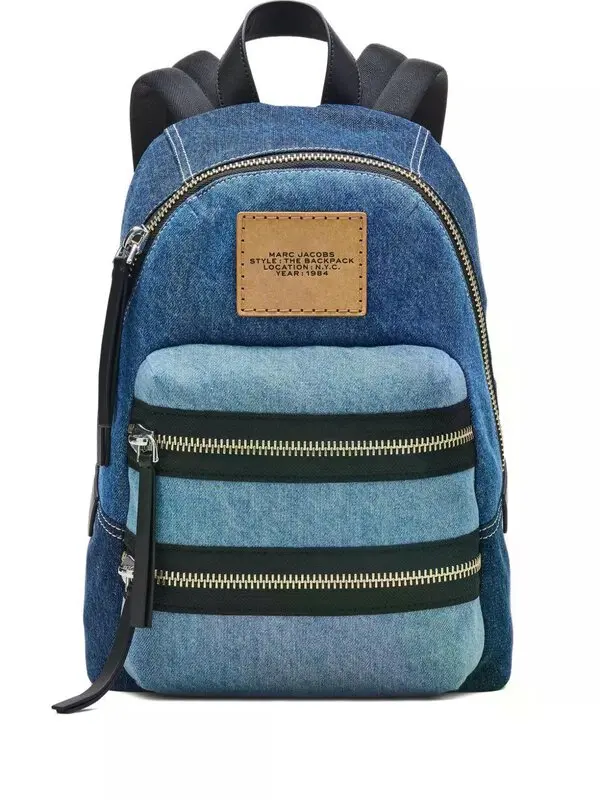 Marc Jacobs Medium Denim Backpack - Blue