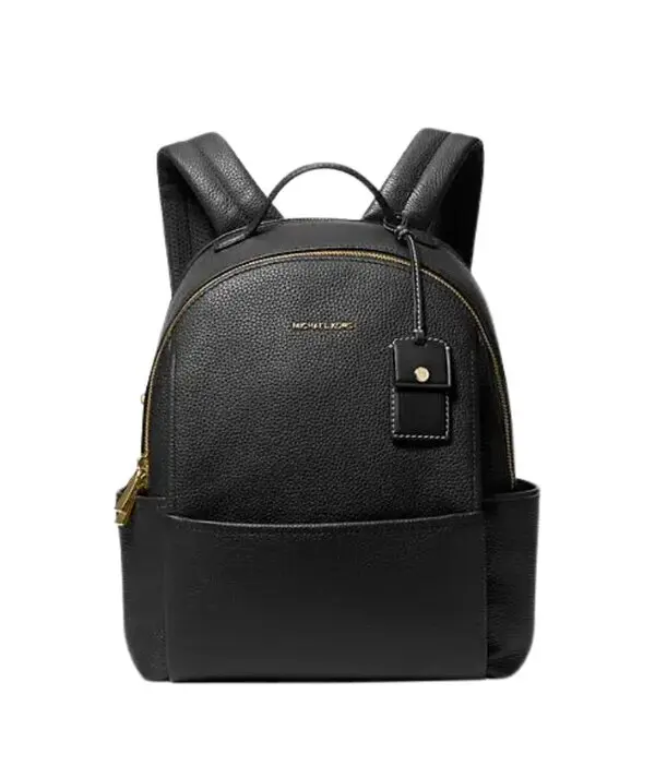 Michael Kors Sable Medium Pebbled Leather Backpack - Black