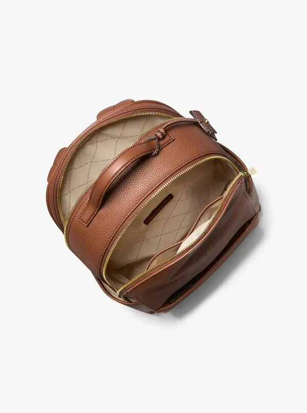 Michael Kors Sable Medium Pebbled Leather Backpack - Brown