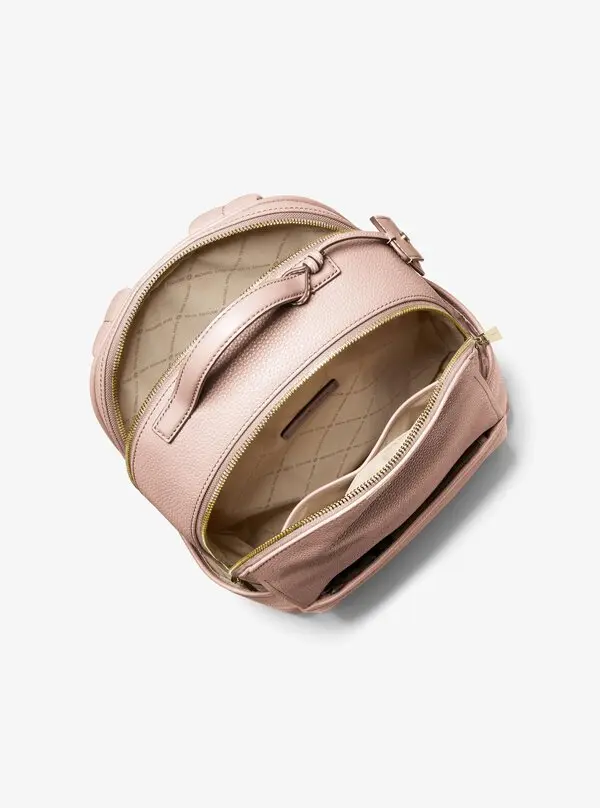 Michael Kors Sable Medium Pebbled Leather Backpack - Pink
