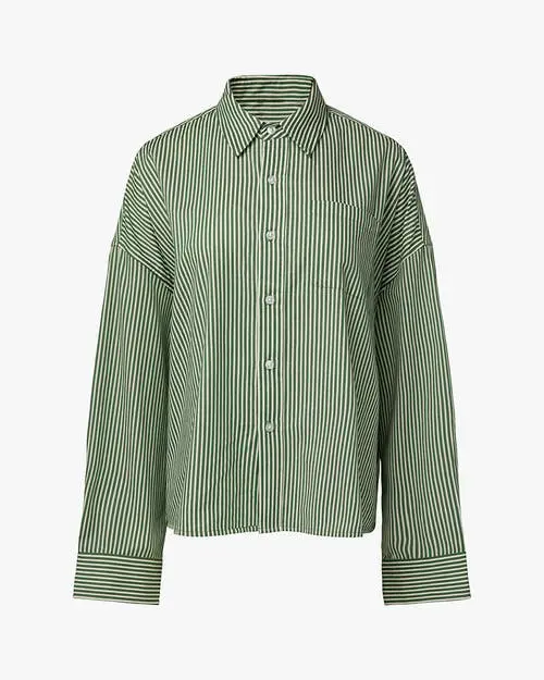 WeWoreWhat Button-front Shirt - Fern Multi