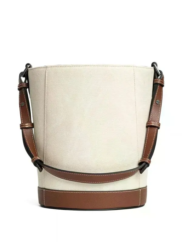 Zadig&Voltaire Logo-print Bucket Bag - White