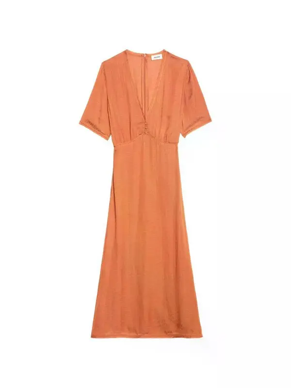 Zadig&Voltaire Rhodral Midi Dress - Orange