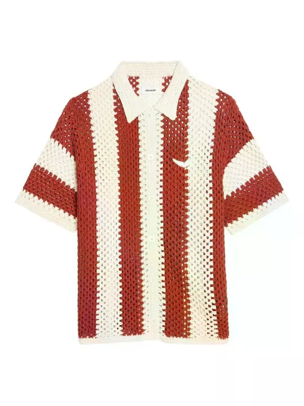 Zadig&Voltaire Crochet-knit Cardigan - Red