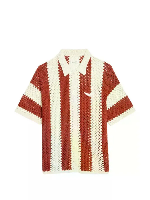 Zadig&Voltaire Crochet-knit Cardigan - Red
