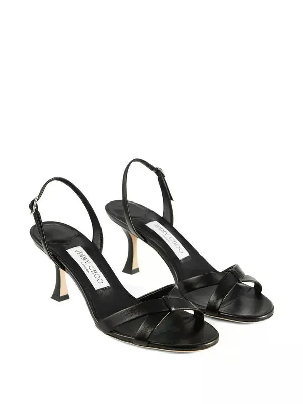 JIMMY CHOO 70 Elsy Sandals - Black