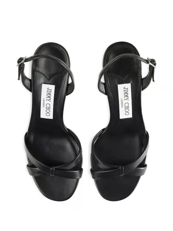 JIMMY CHOO 70 Elsy Sandals - Black