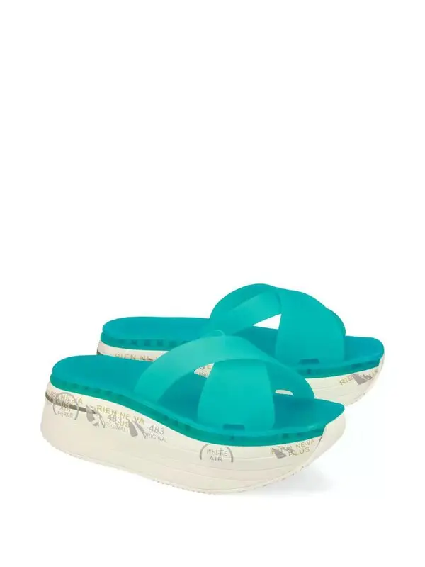 Premiata Moura Slides - Green