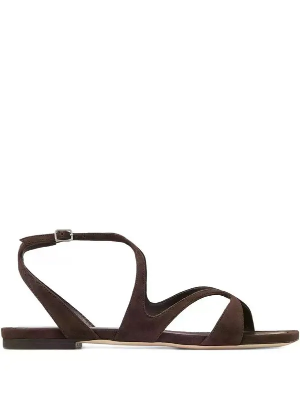 JIMMY CHOO Ayla Sandals - Brown