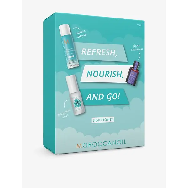 MOROCCANOIL® Refresh, Nourish, And Go! Set - One-color
