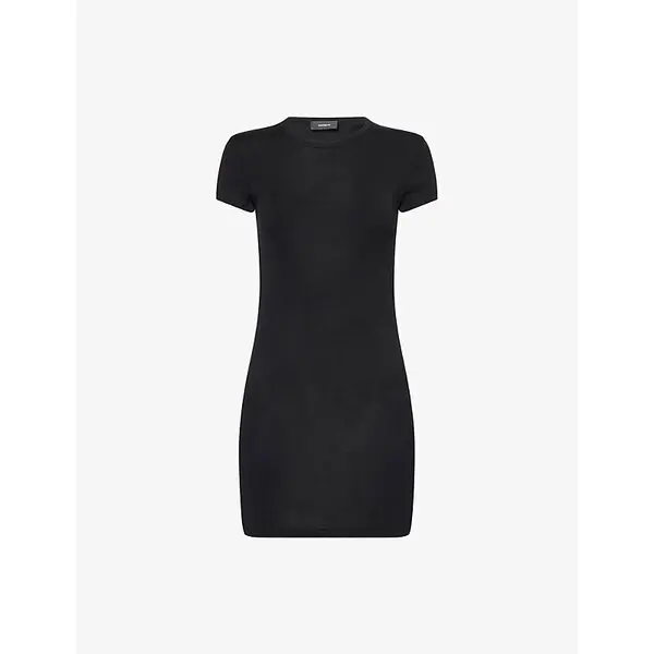Wardrobe.Nyc Cap-Sleeve Mini Dress In Black - 88% Off | Editorialist
