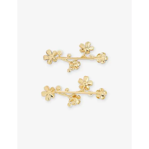 Lelet NY Bobbi Pin Lelet Ny Dash Dot Bobby Pin - Gold | Editorialist main image 4