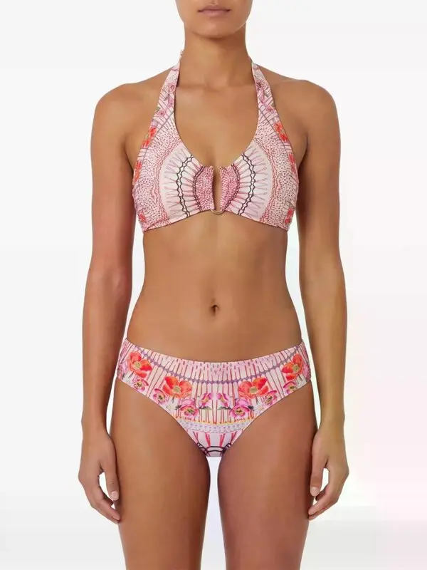 TEMPERLEY LONDON Floral-print Bikini Set