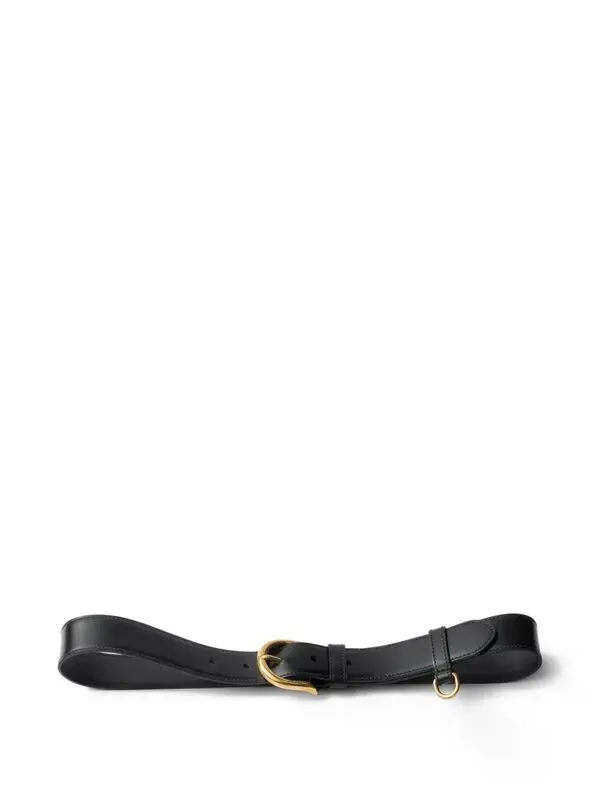 Prada Leather Belt - Blue
