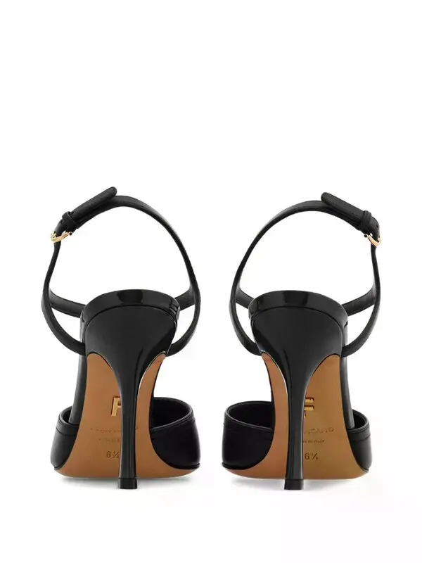FERRAGAMO Pointed-toe Leather Pumps