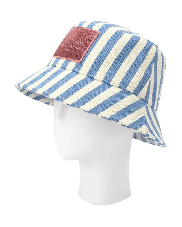 Kurt Geiger Striped Bucket Hat