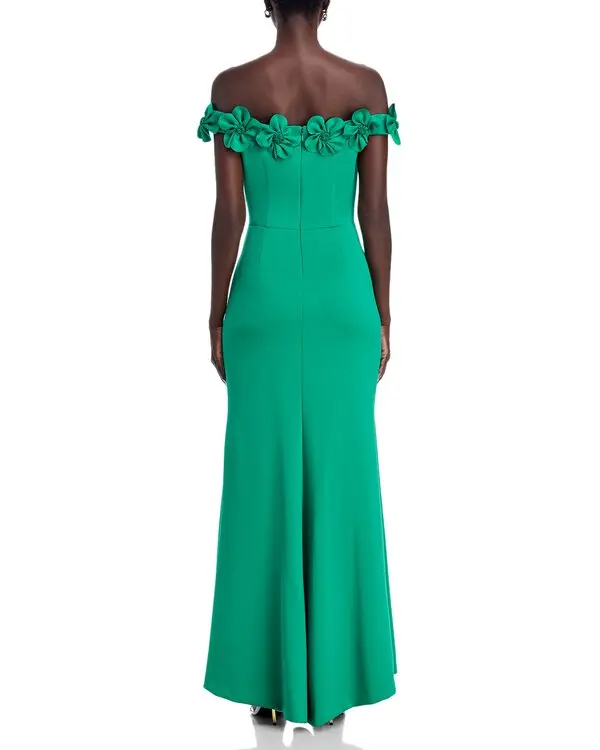 Eliza J Off-the-shoulder Gown