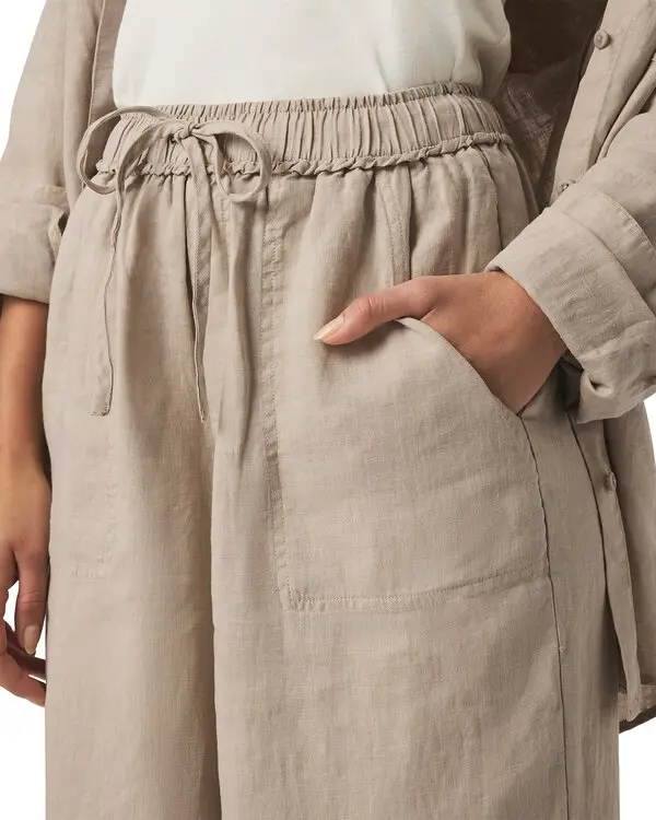 Splendid Stella Linen Pants - Fawn