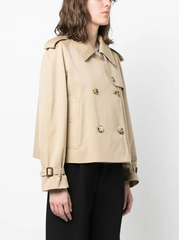 Burberry Short Trench Coat - Neutrals | Editorialist