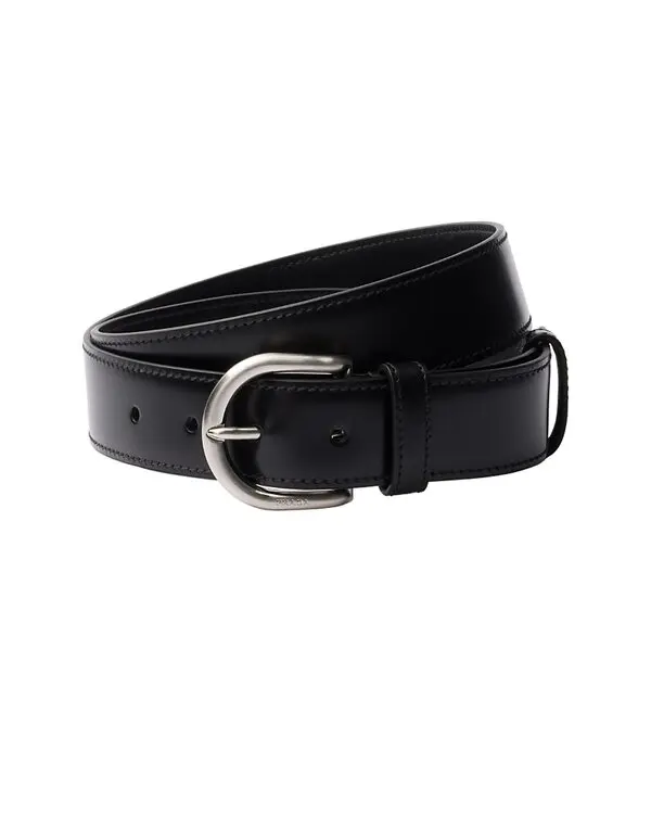 Prada Leather Belt - Black