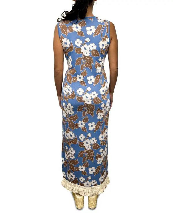 POINT Fringe Column Dress