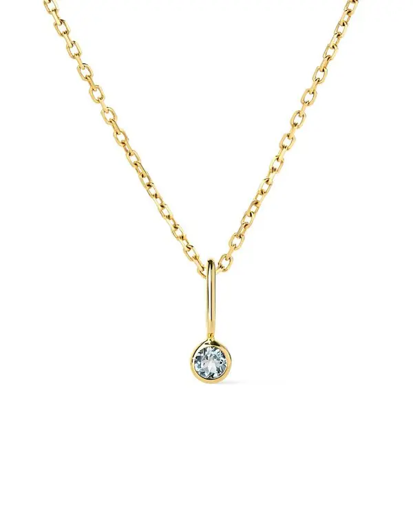 ANA LUISA Birthstone Necklace - Aquamarine