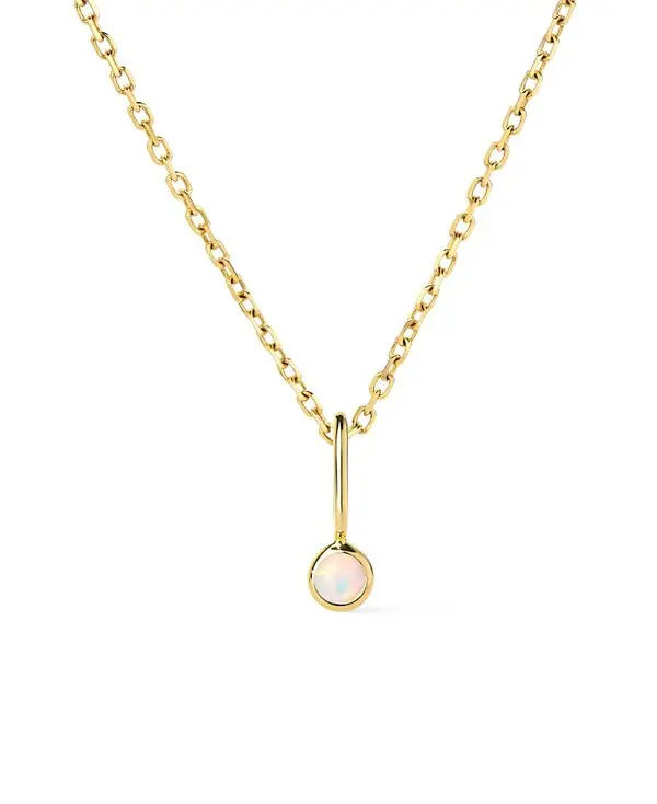 ANA LUISA Birthstone Necklace - Opal