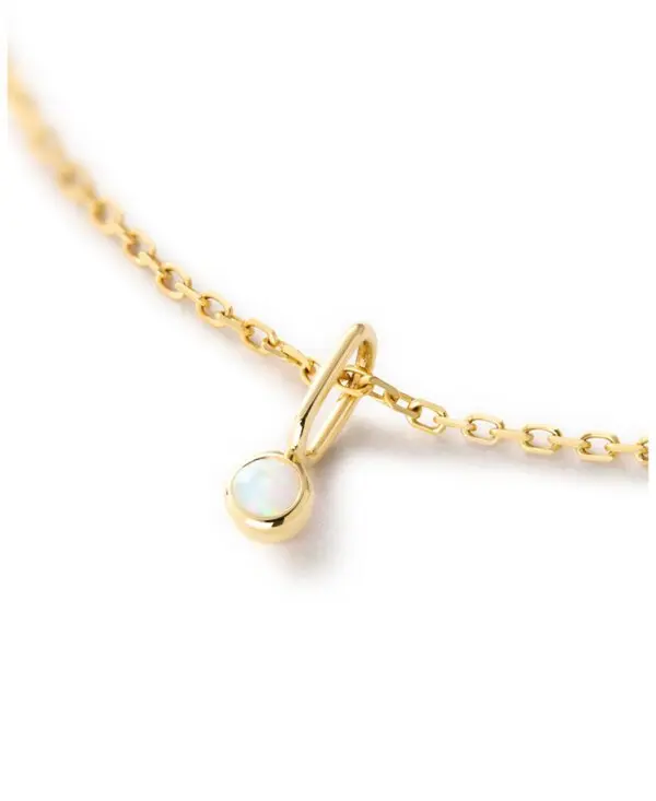 ANA LUISA Birthstone Necklace - Opal
