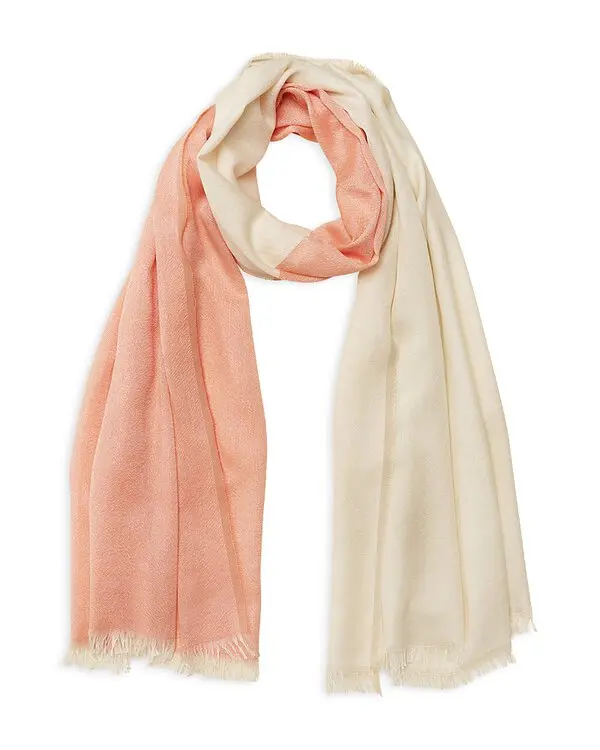 PRATESI Aria Cashmere & Silk Scarf - Coral