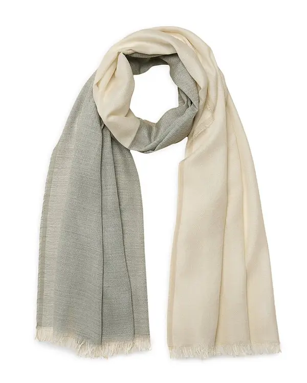 PRATESI Aria Cashmere & Silk Scarf - Grey