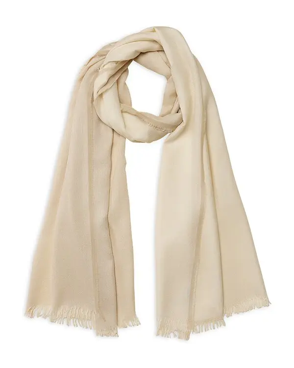 PRATESI Aria Cashmere & Silk Scarf - Taupe