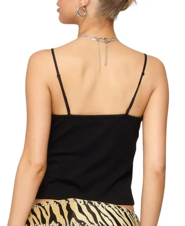 EDIKTED Rosina Tank Top - Black