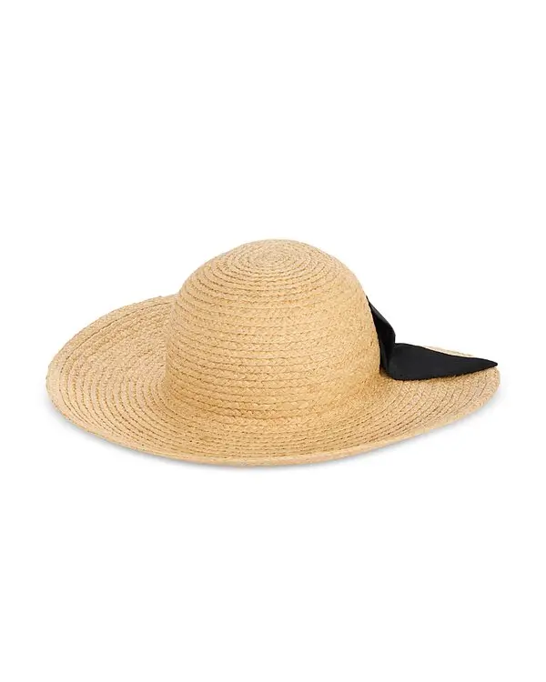 V. Fraas Wide Brim Cloche - Natural/black