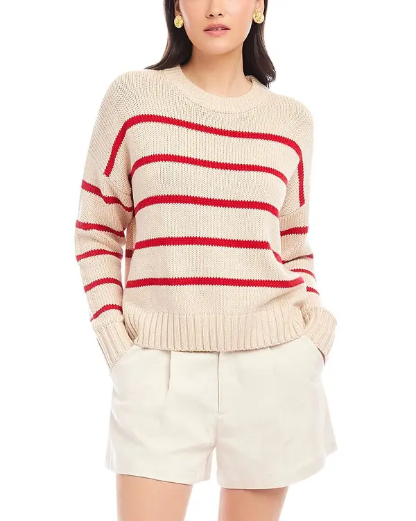 Fifteen Twenty Luca Crewneck Sweater - Stripe