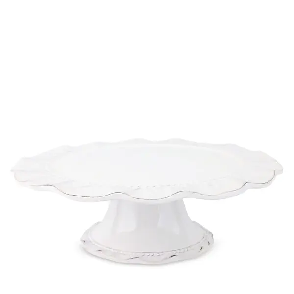 VIETRI Giorno Ash Cake Stand - White