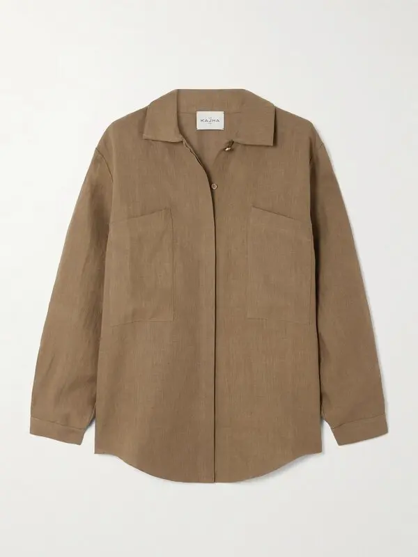 Le Kasha Faiyum Linen Shirt