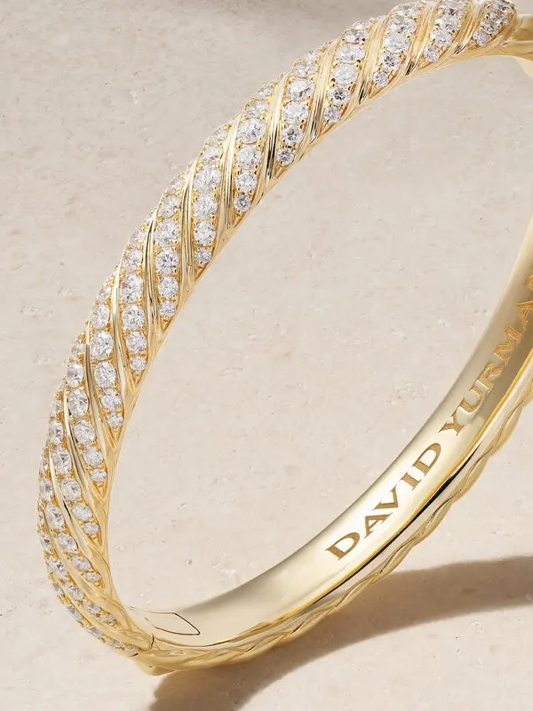 David Yurman Sculpted Cable Diamond Bracelet